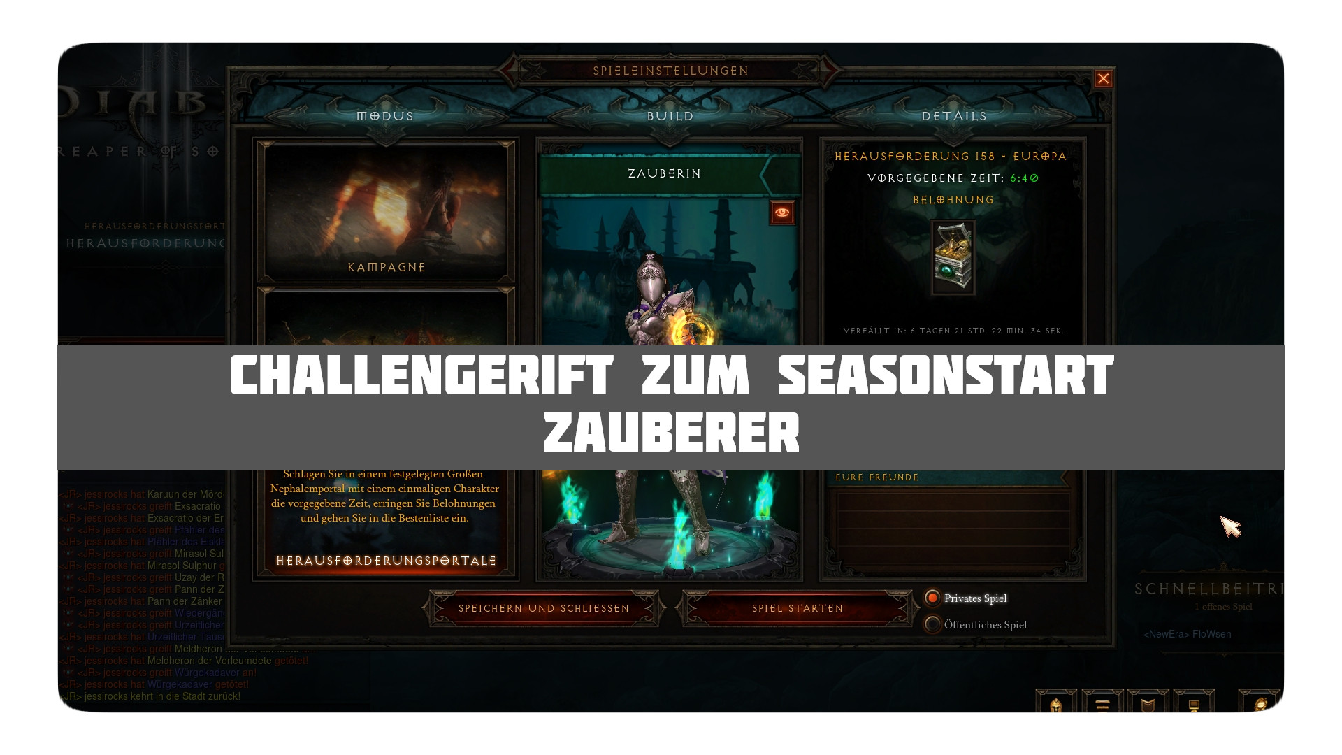 Challenge Rift zum Seasonstart von S21